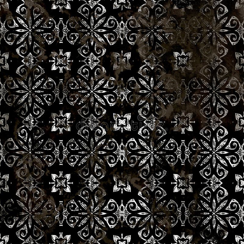 Geometry Classic Repeat Modern Pattern with Textures Stock Illustration ...