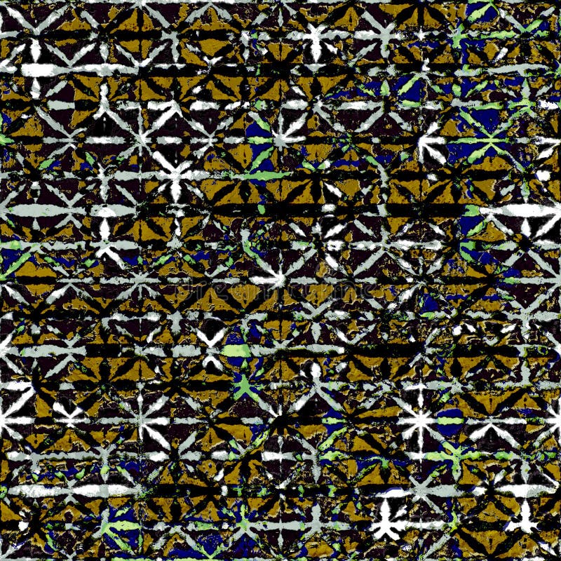 Geometry Classic Repeat Modern Pattern with Textures Stock Illustration ...