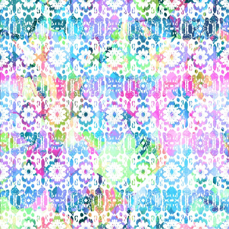 Geometry Classic Repeat Modern Pattern with Textures Stock Illustration ...