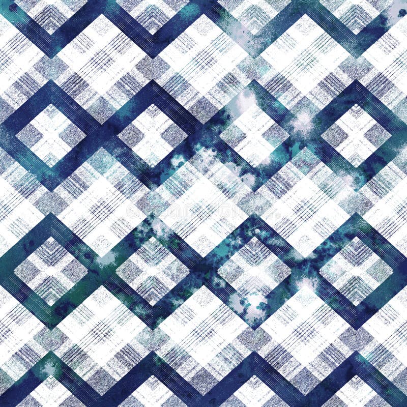 Geometry Classic Repeat Modern Pattern with Textures Stock Illustration ...