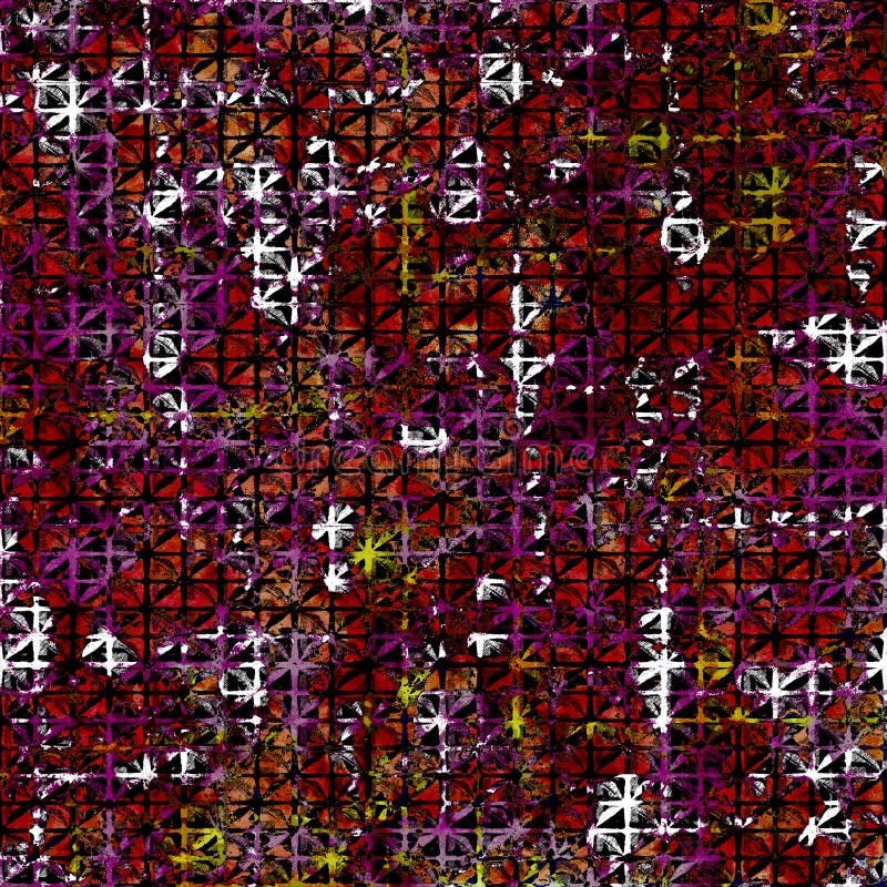 Geometry Classic Repeat Modern Pattern with Textures Stock Illustration ...