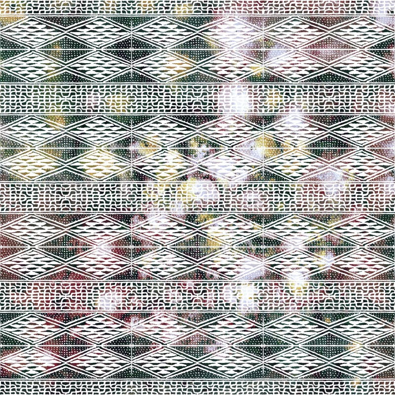 Geometry Classic Repeat Modern Pattern with Textures Stock Illustration ...