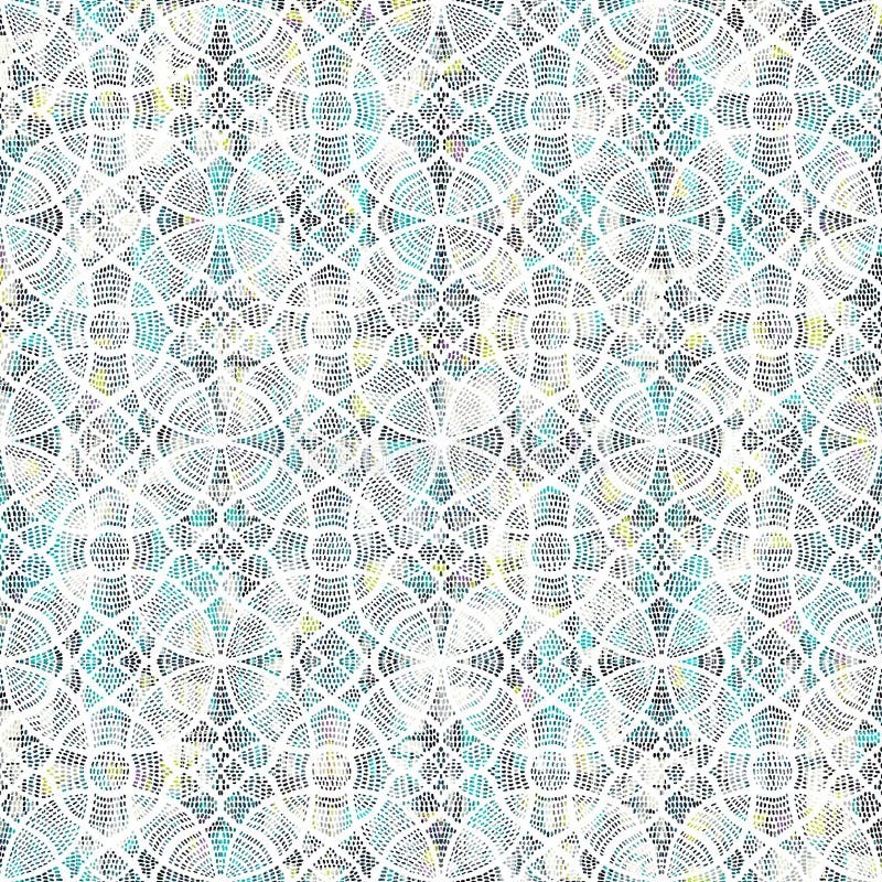 Geometry Repeat Pattern with Texture Background Stock Illustration ...