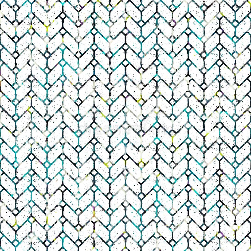 Geometry Repeat Pattern with Texture Background Stock Illustration ...