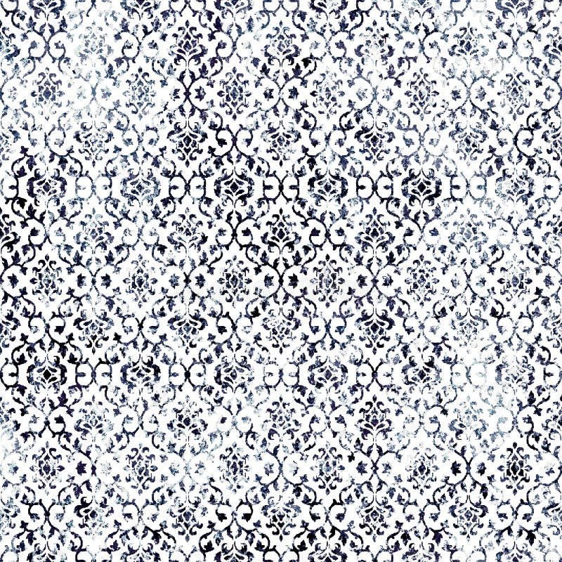 Geometry Repeat Pattern with Texture Background Stock Illustration ...