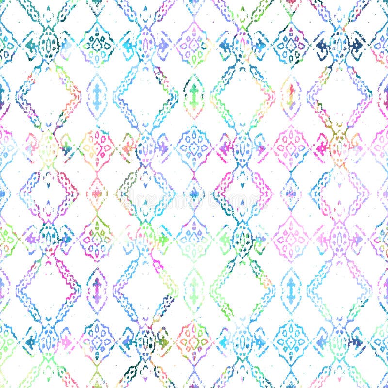 Geometry Classic Repeat Modern Pattern with Textures Stock Illustration ...