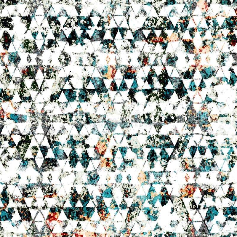 Geometry Classic Repeat Modern Pattern with Textures Stock Illustration ...