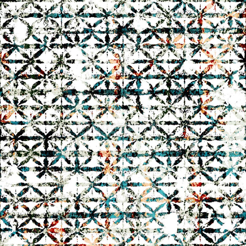 Geometry Classic Repeat Modern Pattern with Textures Stock Illustration ...