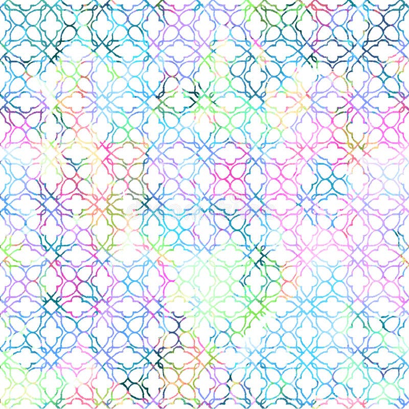 Geometry Classic Repeat Modern Pattern with Textures Stock Illustration ...