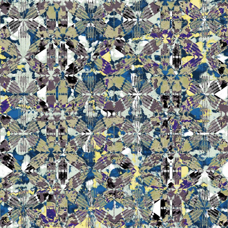 Geometry Classic Repeat Modern Pattern with Textures Stock Illustration ...