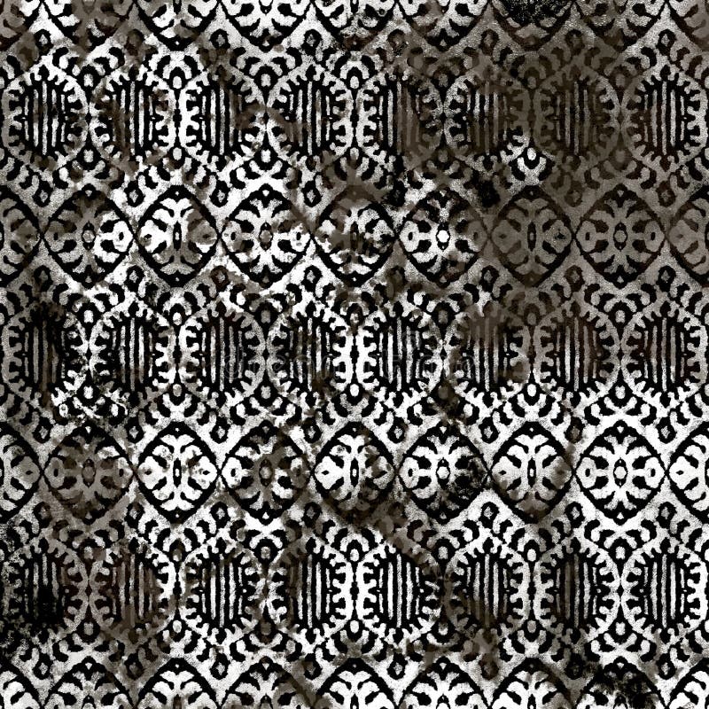 Geometry Classic Repeat Modern Pattern with Textures Stock Illustration ...