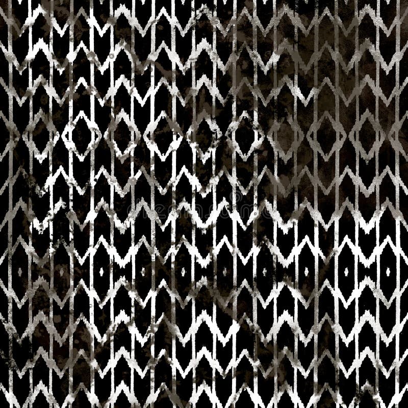 Geometry Classic Repeat Modern Pattern with Textures Stock Illustration ...