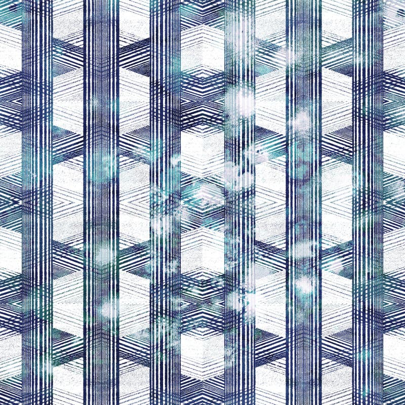 Geometry Classic Repeat Modern Pattern with Textures Stock Illustration ...