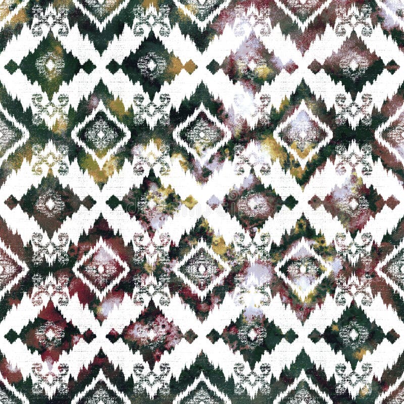 Geometry Classic Repeat Modern Pattern with Textures Stock Illustration ...