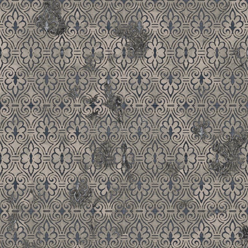 Geometry Classic Repeat Modern Pattern with Textures Stock Illustration ...