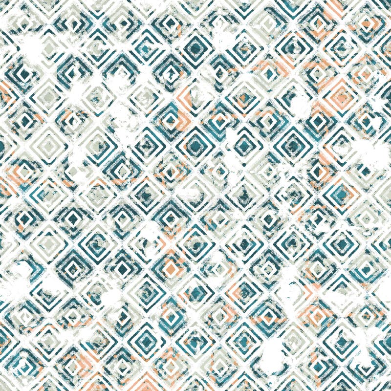 Geometry Classic Repeat Modern Pattern with Textures Stock Illustration ...