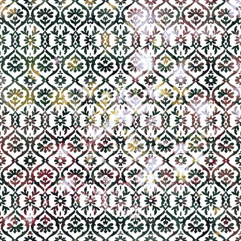 Geometry Classic Repeat Modern Pattern with Textures Stock Illustration ...