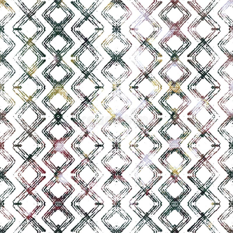 Geometry Classic Repeat Modern Pattern with Textures Stock Illustration ...