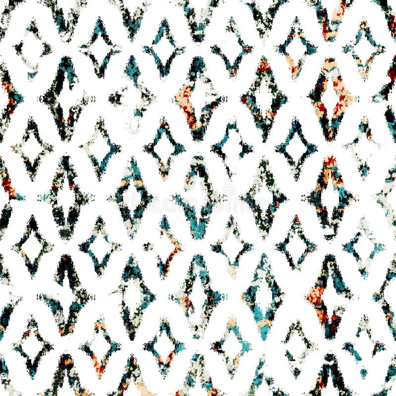 Geometry Classic Repeat Modern Pattern with Textures Stock Illustration ...