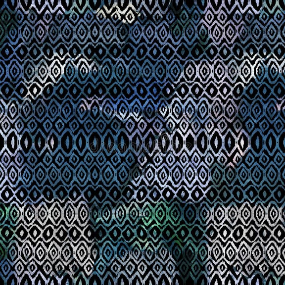 Geometry Repeat Pattern with Texture Background Stock Illustration ...