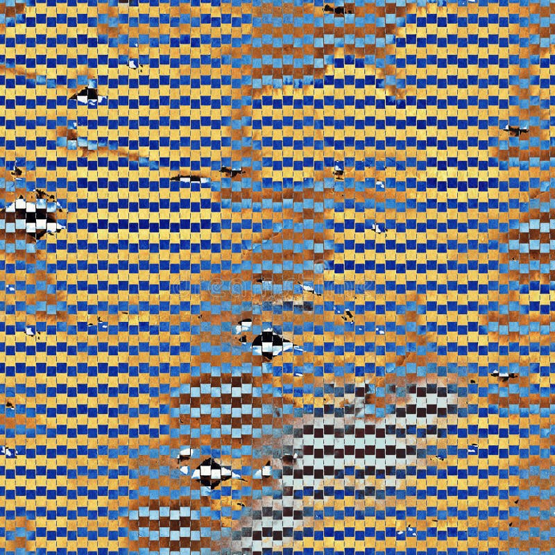 Geometry Repeat Pattern with Texture Background Stock Illustration ...