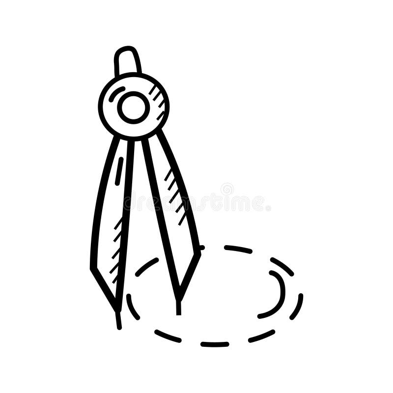 Geometry Compass stock vector. Illustration of education - 331928728