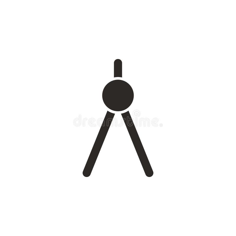 Geometry, Compass Icon - Vector. Simple Element Illustration from UI ...