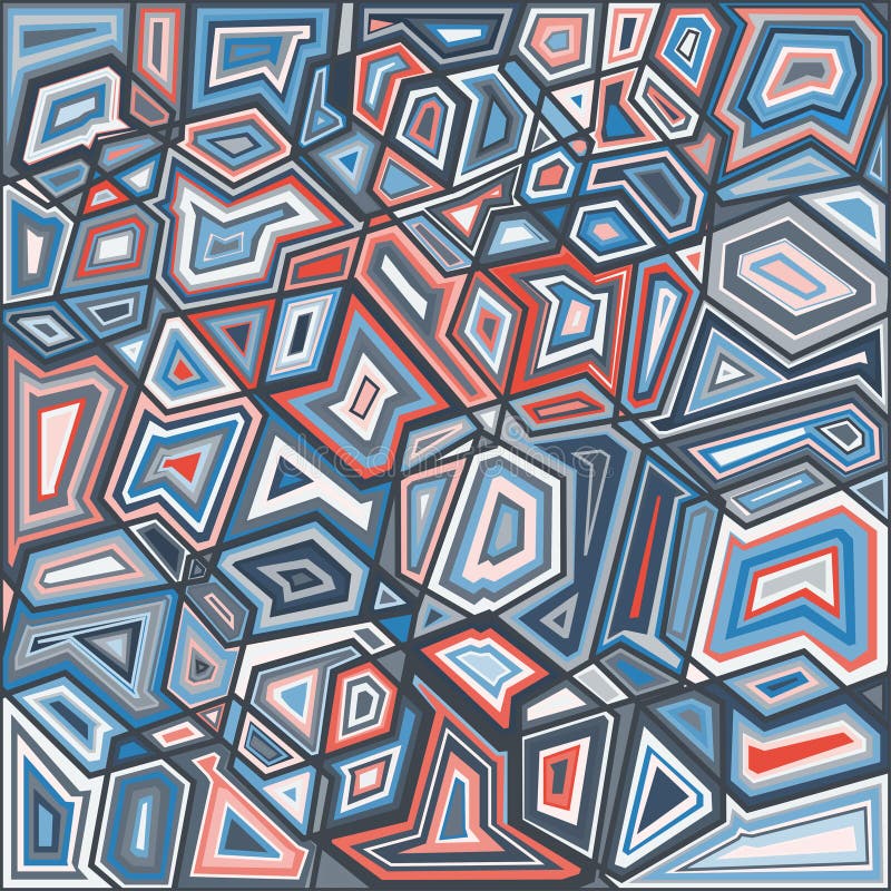 The Geometry of Different Color Triangles Wallpaper Stock Vector ...