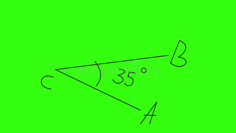 Triangle Animation on Green Screen. Stock Footage - Video of green ...