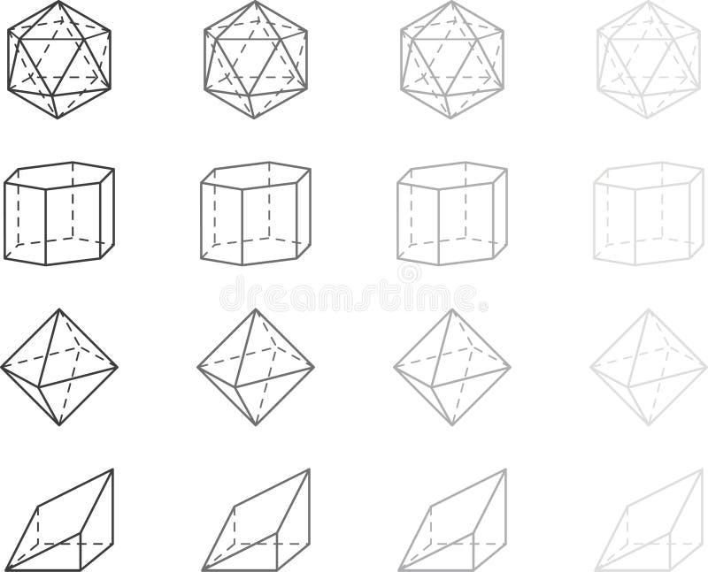 Geometry Figures and Formulas Stock Vector - Illustration of function ...