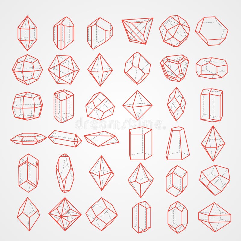 Geometry figures stock vector. Illustration of math, side - 8739821