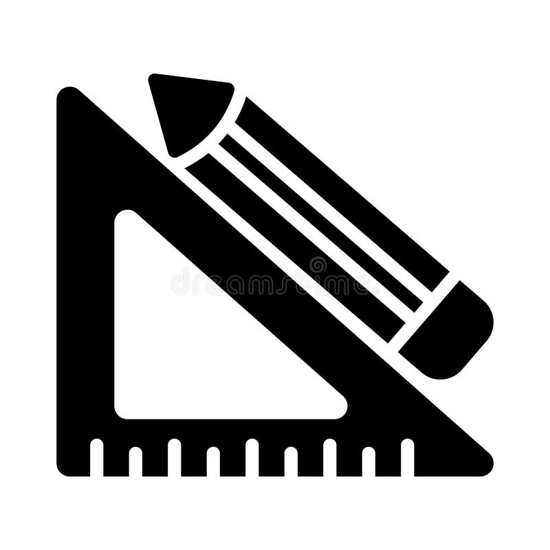 Geometry Glyph Flat Vector Icon Stock Vector - Illustration of ...