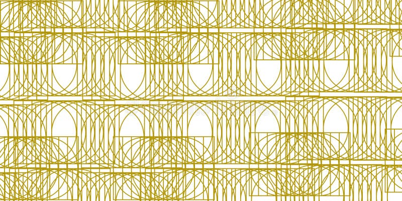 Geometry Gold Pattern Line Background Stock Illustration - Illustration ...
