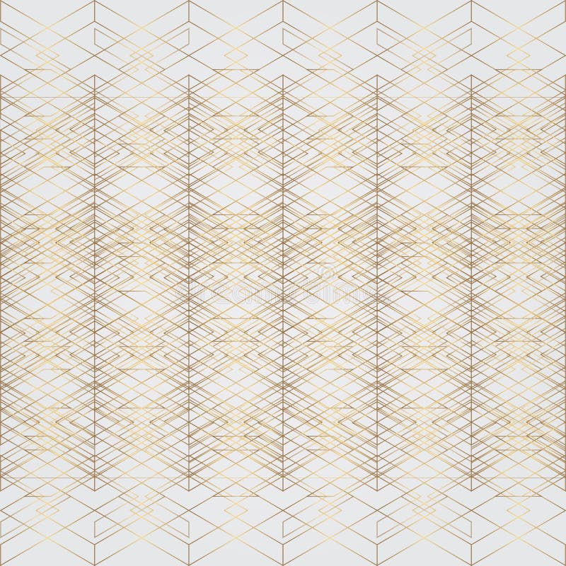 Geometry Gold Pattern.Simple Abstract Pattern for Your Design Stock ...
