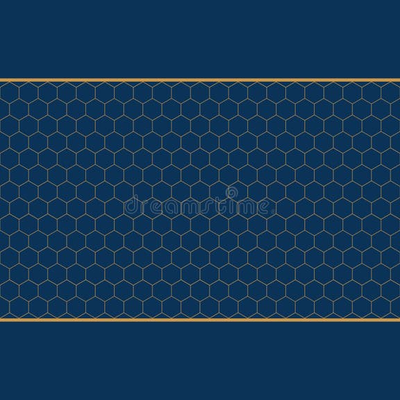 Geometry Hexagon Cells Seamless Pattern Vector. Stock Illustration ...