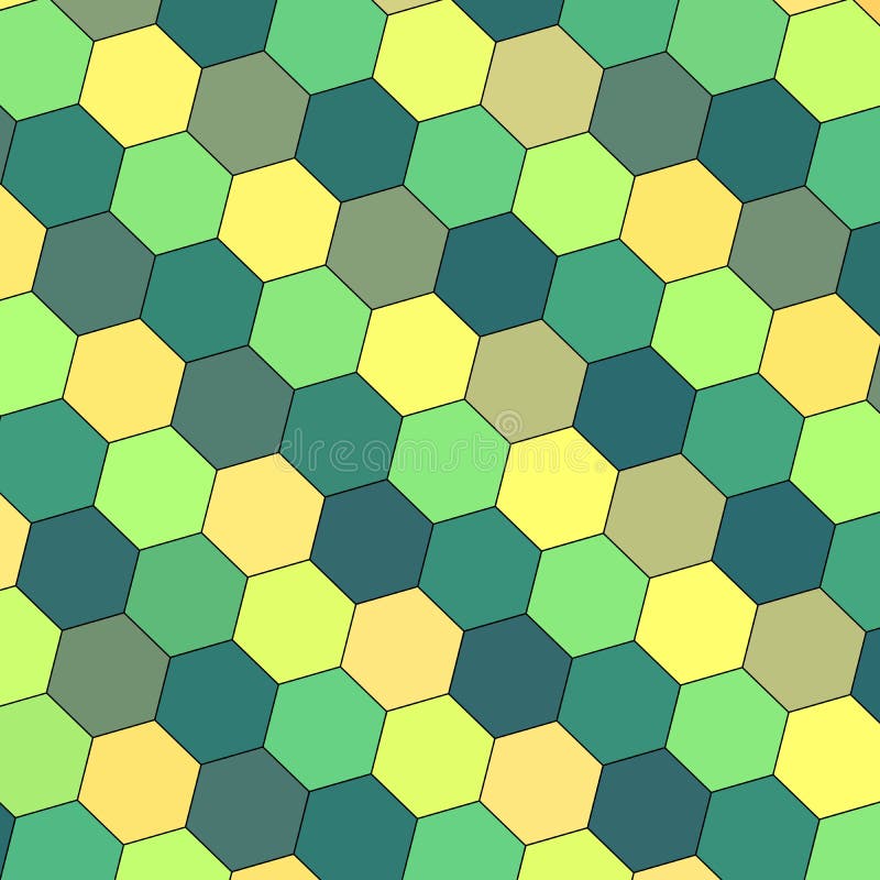 A Geometry Hexagon Wall Texture Background Multicolor Honeycomb Pattern ...