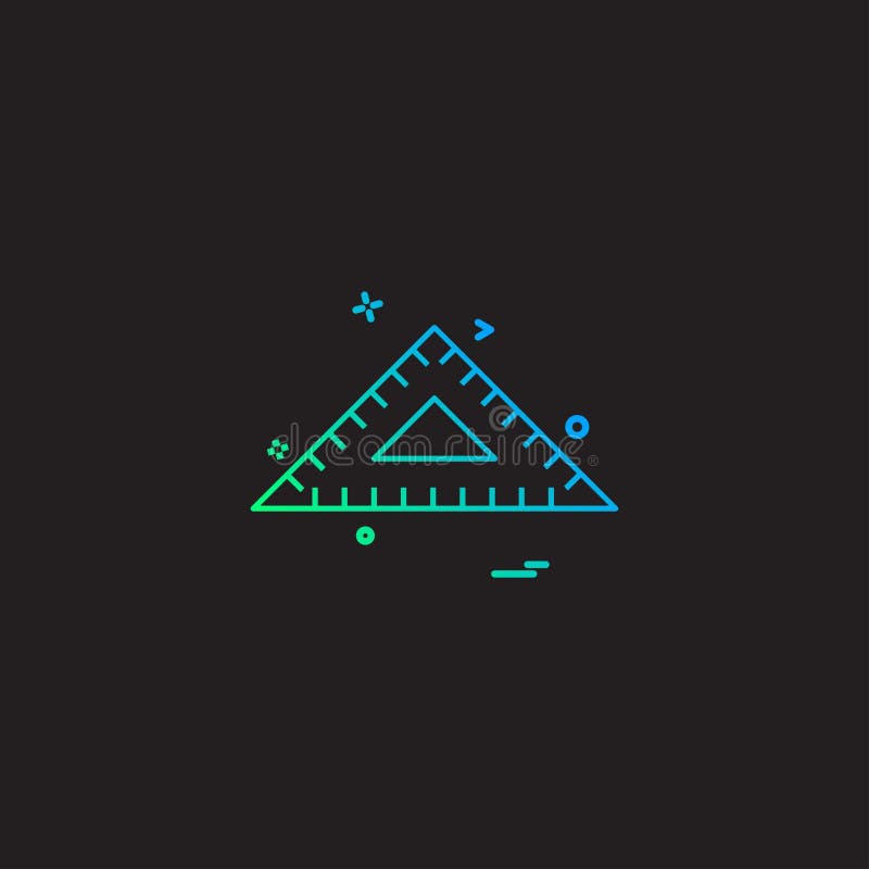 Geometry Icon Design Vector Stock Vector - Illustration of concept ...