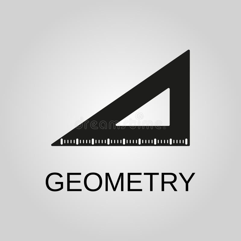 Geometry Icon. Geometry Symbol. Flat Design. Stock - Vector ...