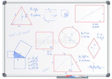 Maths Science Formula Whiteboard Stock Illustrations – 16 Maths Science ...