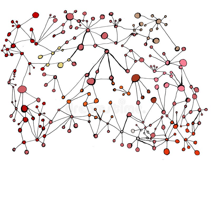 Geometry Just Multi Colored Circle Lines Stock Vector - Illustration of ...