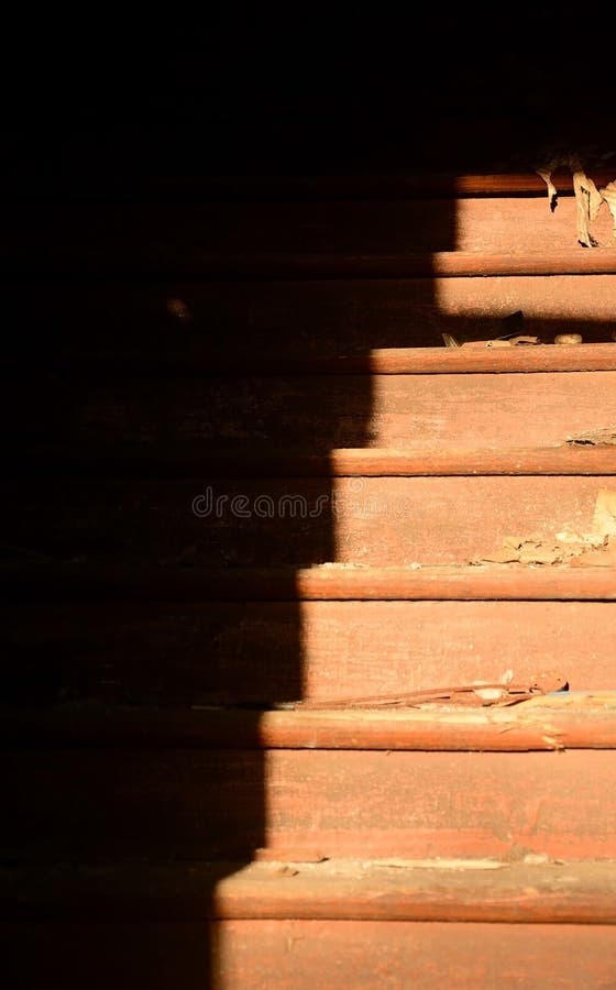 The Geometry of Light and Shadow on the Stairs Stock Image - Image of ...