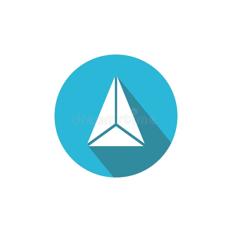 Geometry Logo Template on Circle. Mathematics Vector Stock Illustration ...