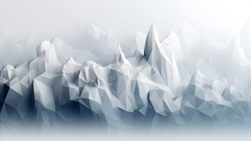 Geometry Low Poly White Background Texture. Generative Ai Stock ...