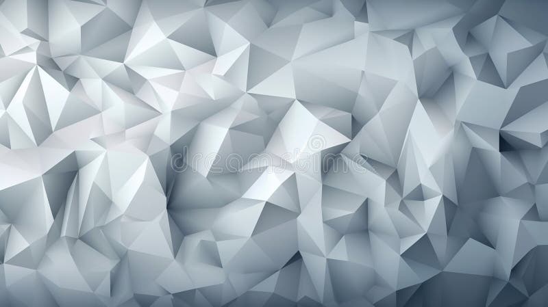 Geometry Low Poly White Background Texture. Generative Ai Stock ...