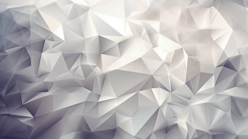 Geometry Low Poly White Background Texture. Generative Ai Stock ...