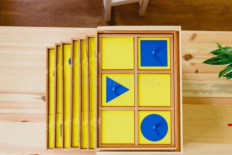 Geometry Material Montessori Stock Photo - Image of enjoy, material ...