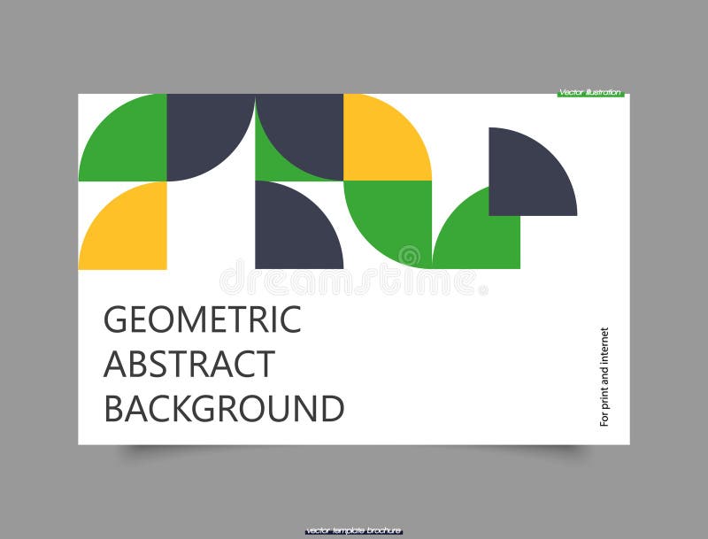 Geometry Minimalist Artwork Poster with Simple Shape and Figure. for ...