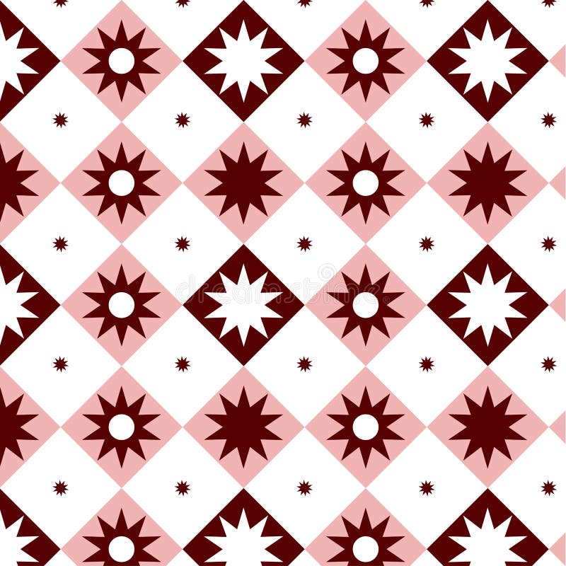 Geometry Minimalistic Pattern with Squares and Figure. Ceramic Pink and ...