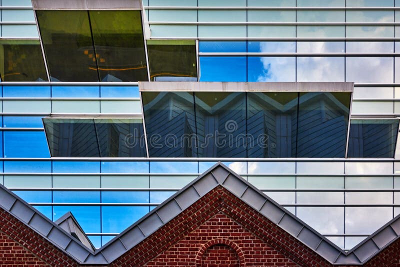 The Geometry of the Mirror World Stock Photo - Image of farmstead ...