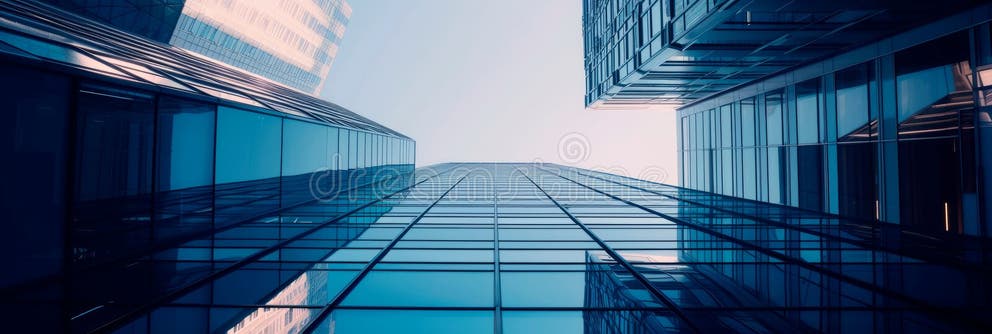 Geometry Modern Buildings and Structures with Gradients and Grainy Effects. Stock Photo - Image ...